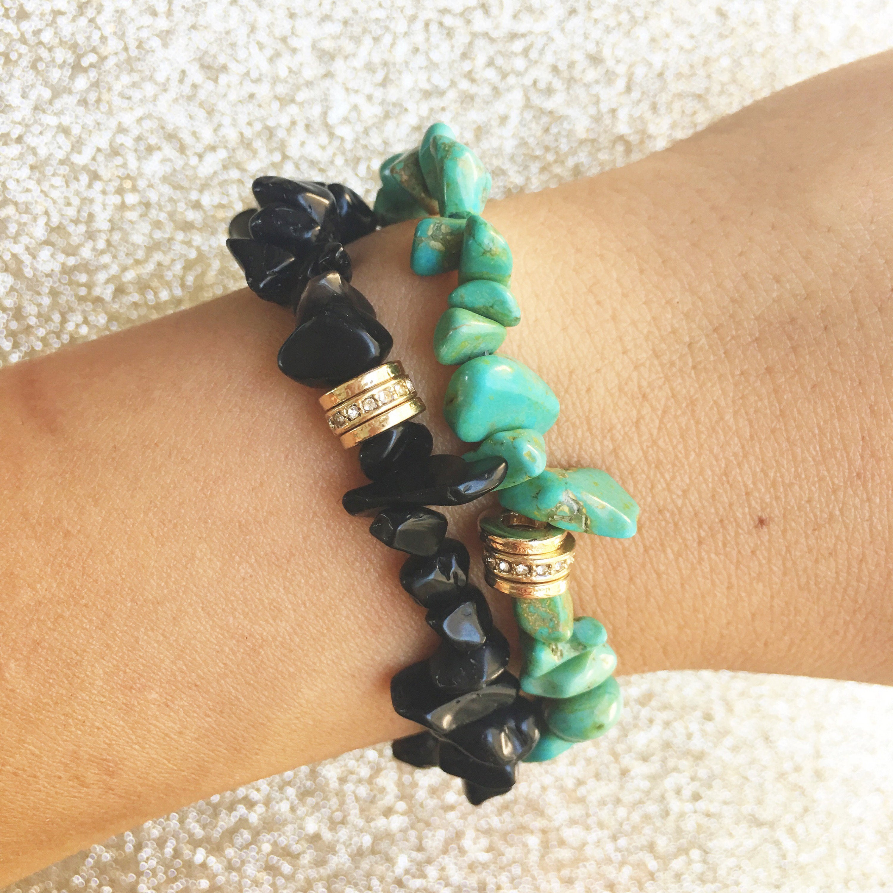 Stone Chip Bracelets