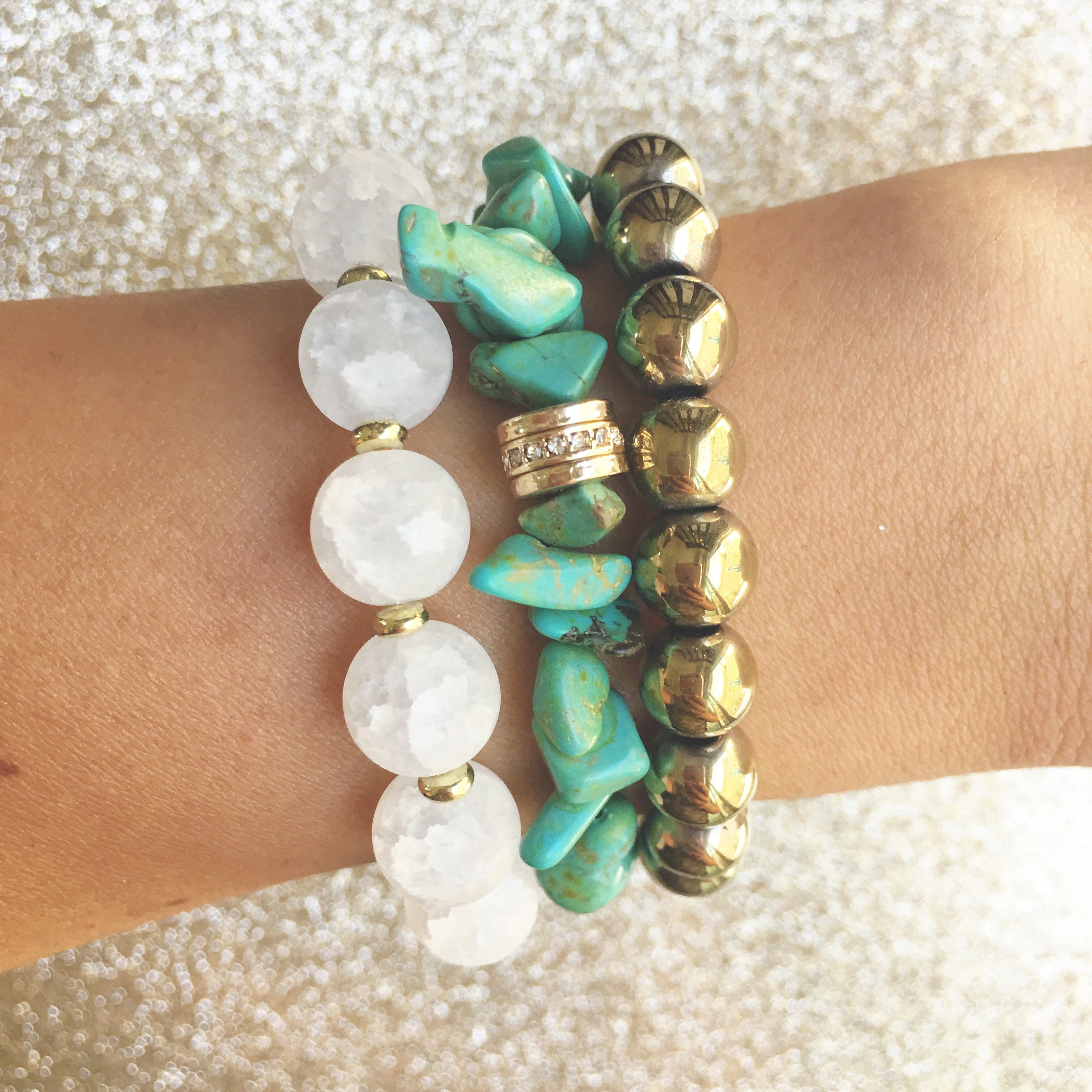 Stone Chip Bracelets