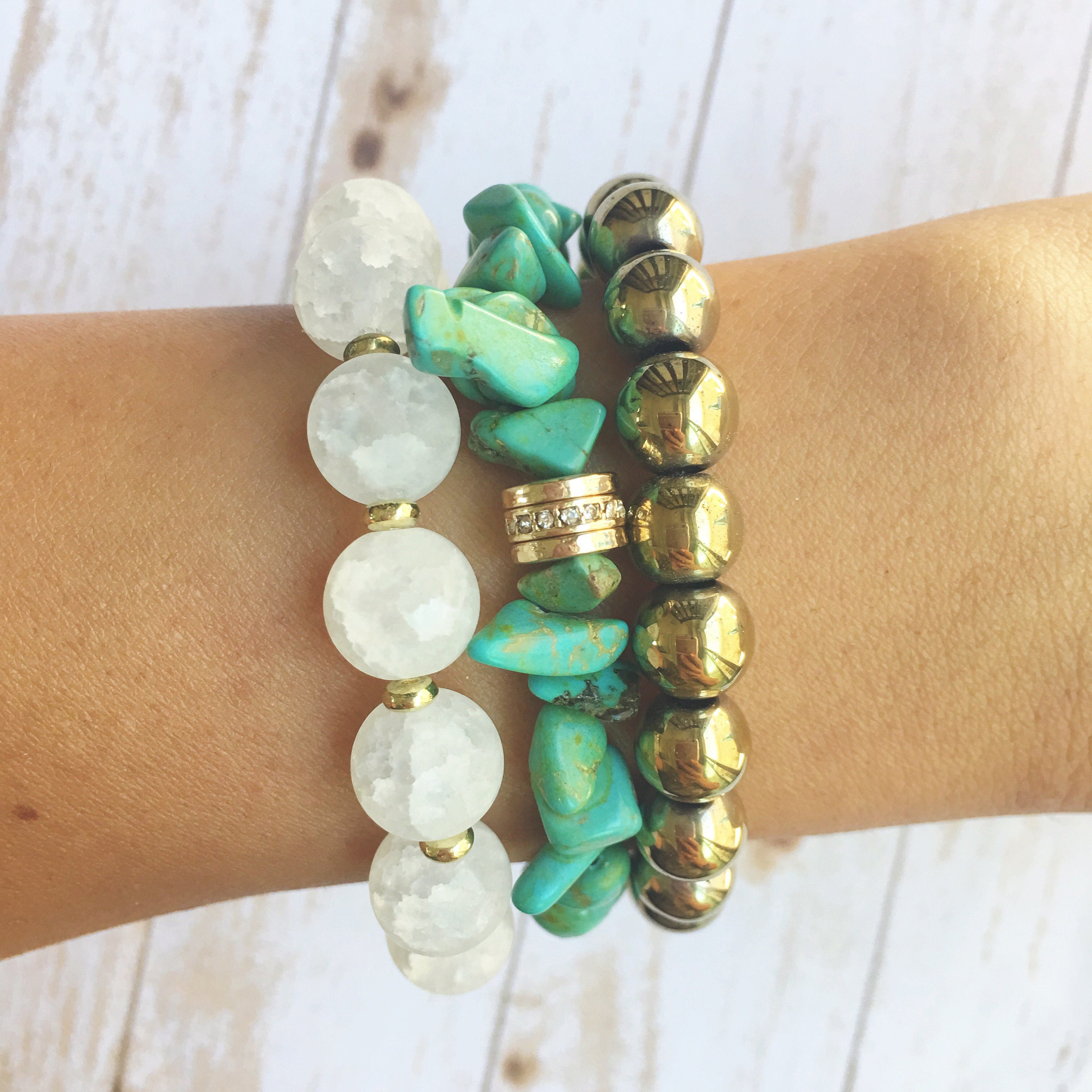 Stone Chip Bracelets