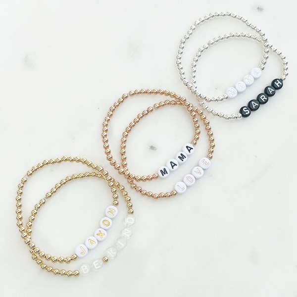 Word Bracelet - Etsy