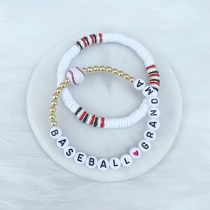 Custom Baseball Bracelet | Personalized Baseball Bracelet | Baseball ...