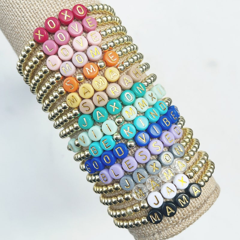 Word Bracelet - Etsy