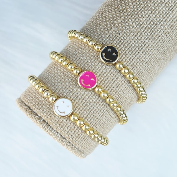 Smile Face Bracelet - Etsy
