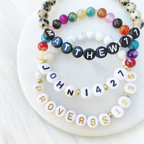 Bible Verse Bracelet - Etsy