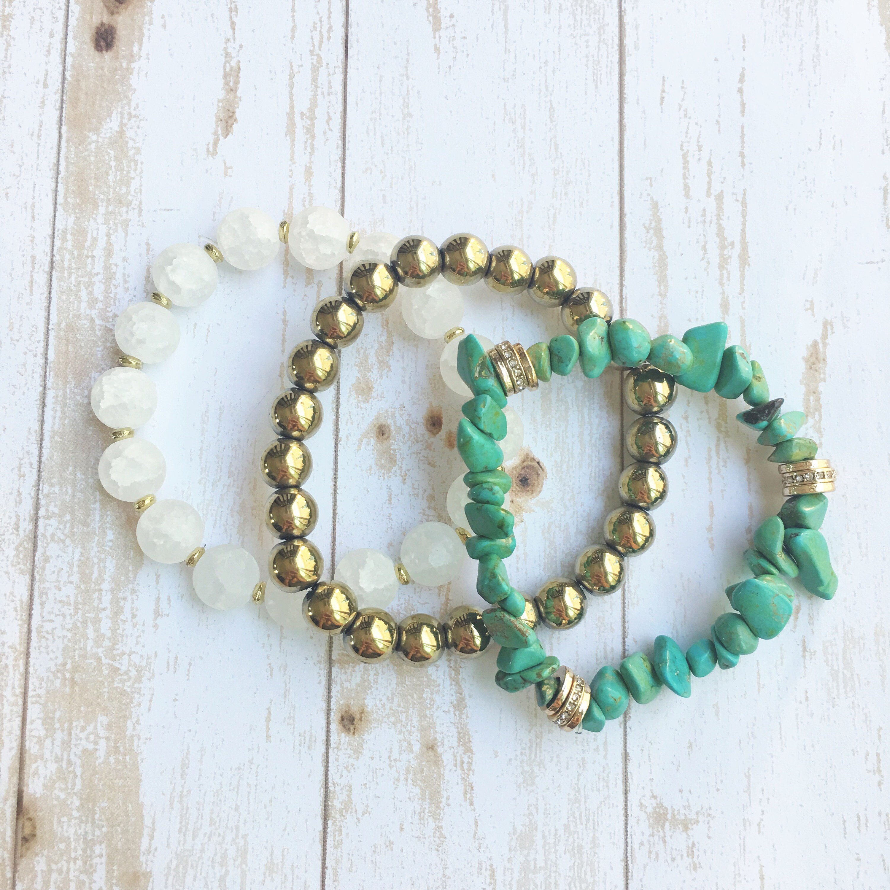 Stone Chip Bracelets