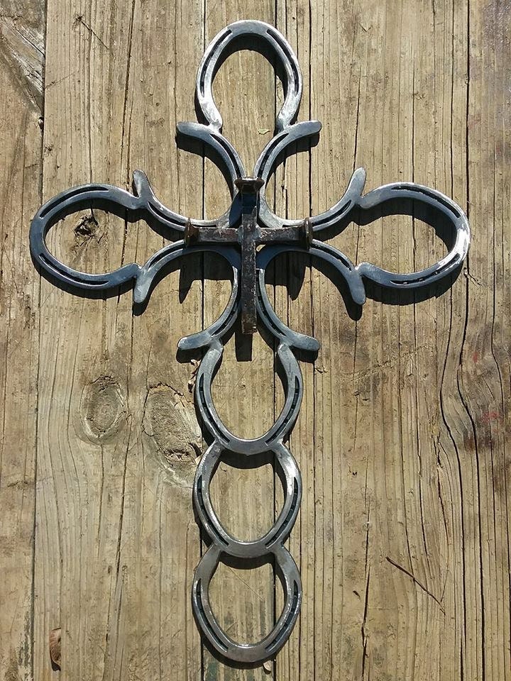 Unique Horseshoe Spike Cross - Etsy