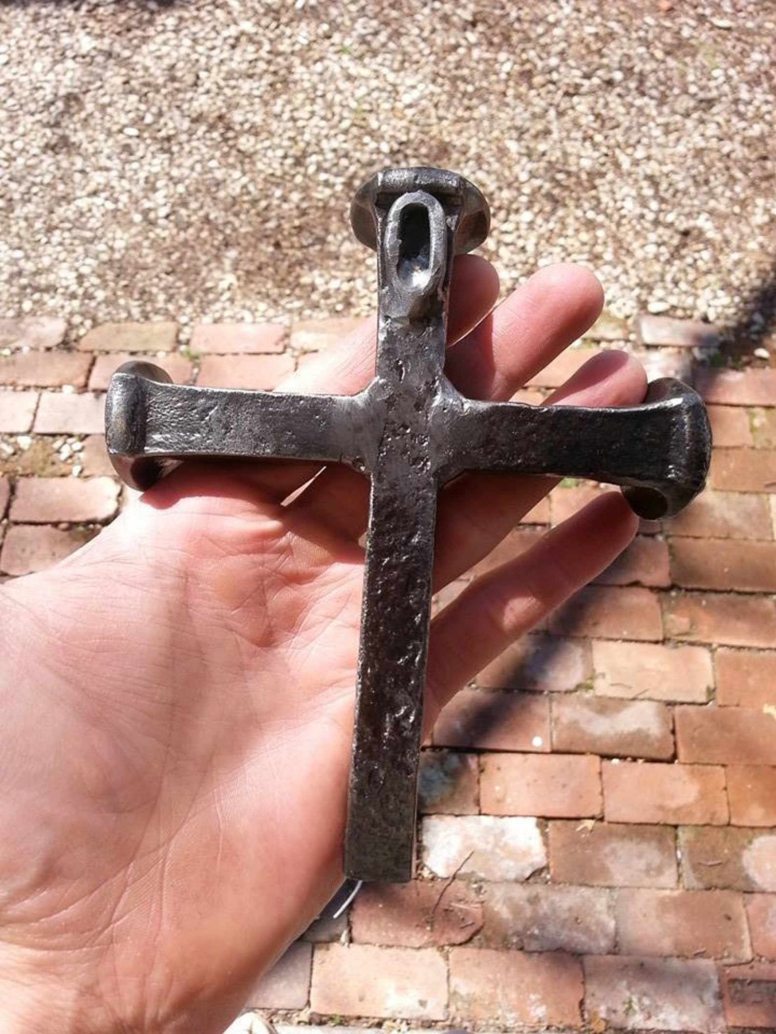 Hanging Spike Cross - Etsy