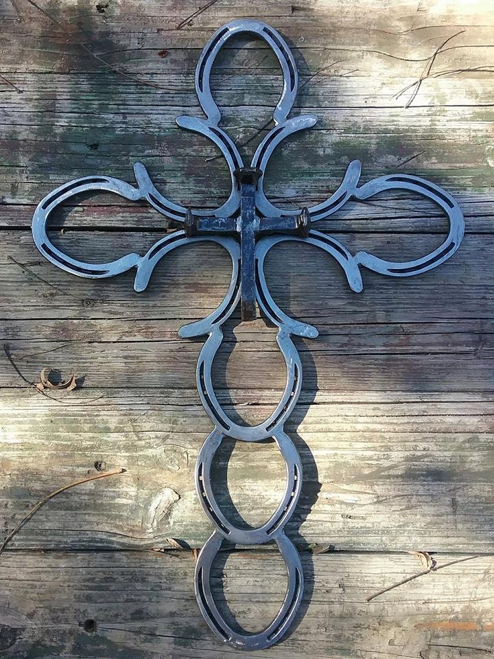 Unique Horseshoe Spike Cross - Etsy