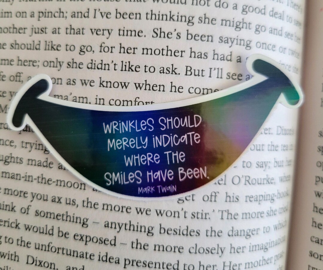 Mark Twain Smile Quote--laptop DECAL - Etsy