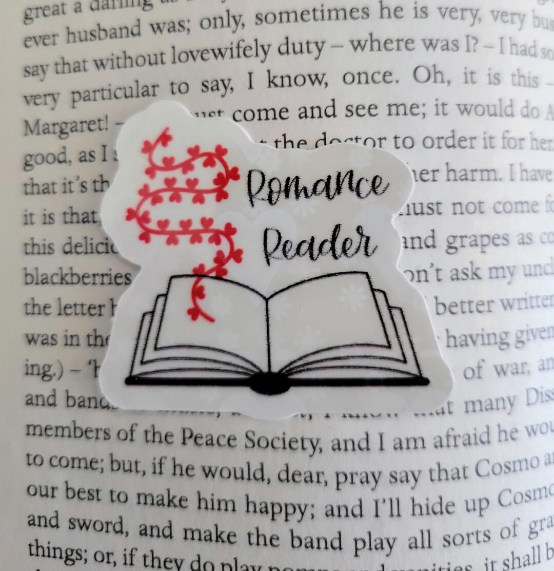 ROMANCE READER Laptop Decal - Etsy