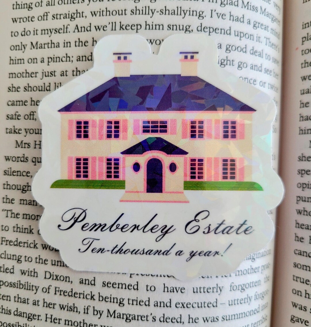 Pemberley Estate--laptop DECAL - Etsy
