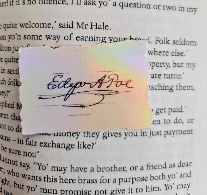 POE SIGNATURE Laptop Decal - Etsy