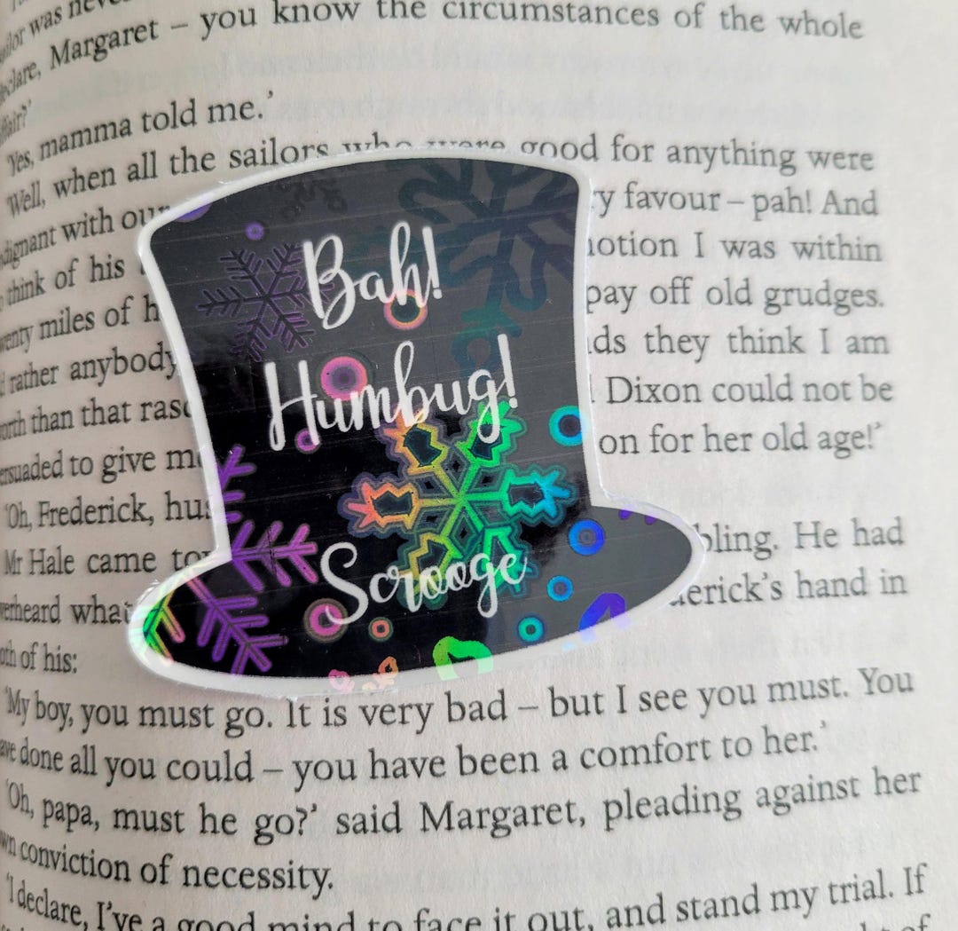 Bah! Humbug--a Christmas Carol Laptop Decal - Etsy