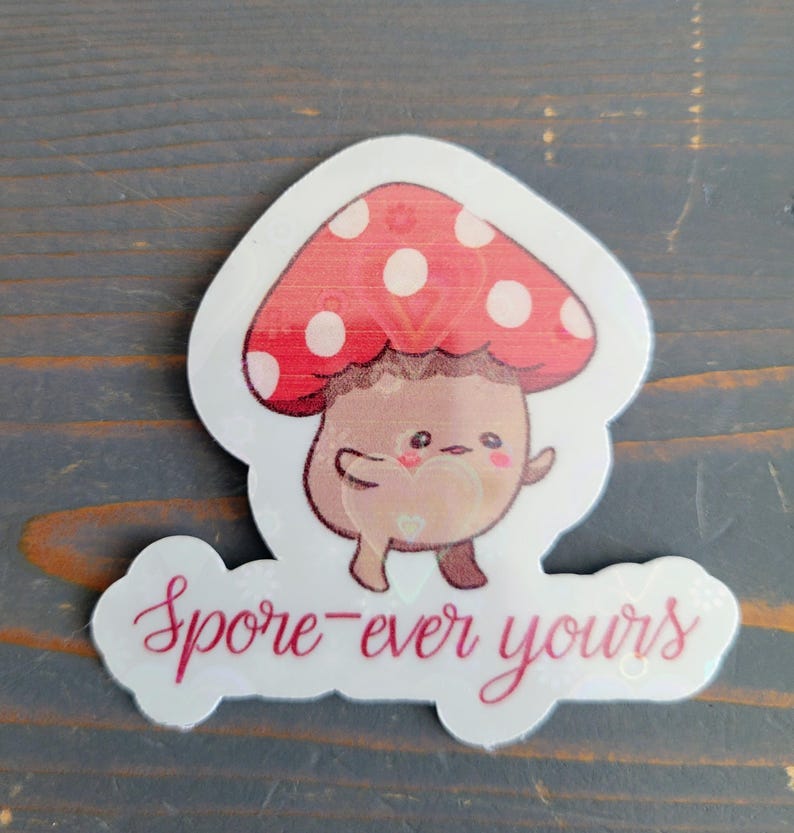 Spore-ever Yours Mushroom LAPTOP DECAL - Etsy