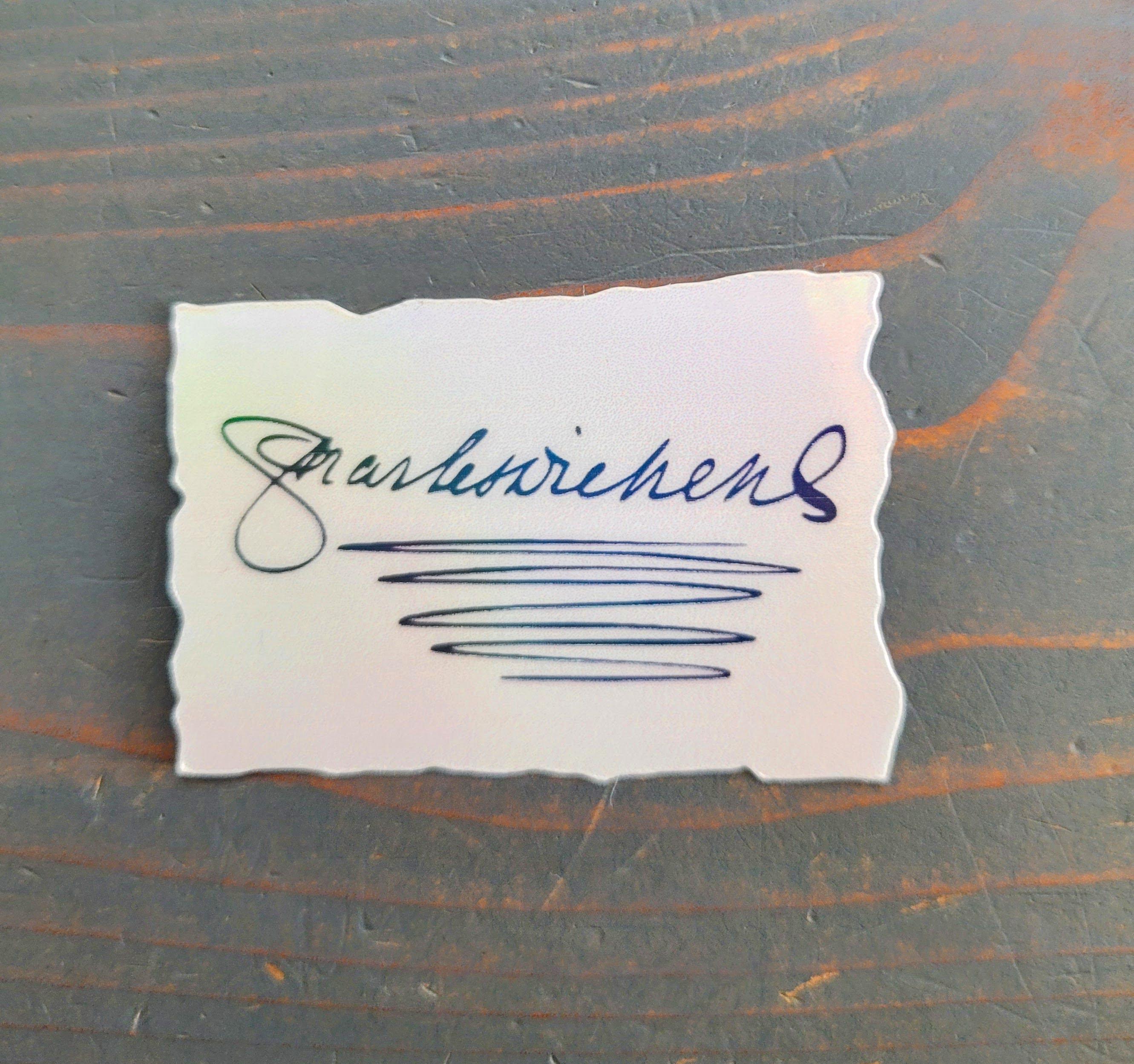 CHARLES DICKENS SIGNATURE Laptop Decal - Etsy