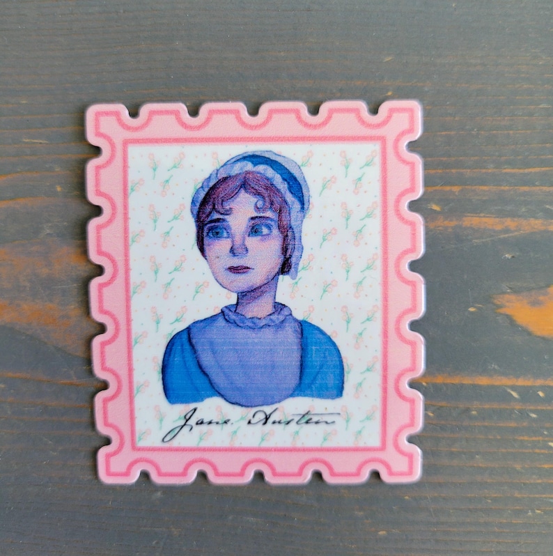 Jane Austen Pencil Drawing LAPTOP DECAL - Etsy