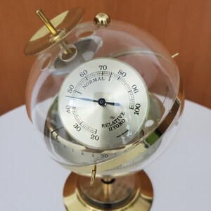 Vintage Huger, West Germany Weather Station Pedestal Base, Shelf or ...