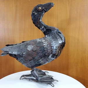 Large Brutalist Metal Sculpture of a Sea Bird - Gonney Bird, Dodo ...