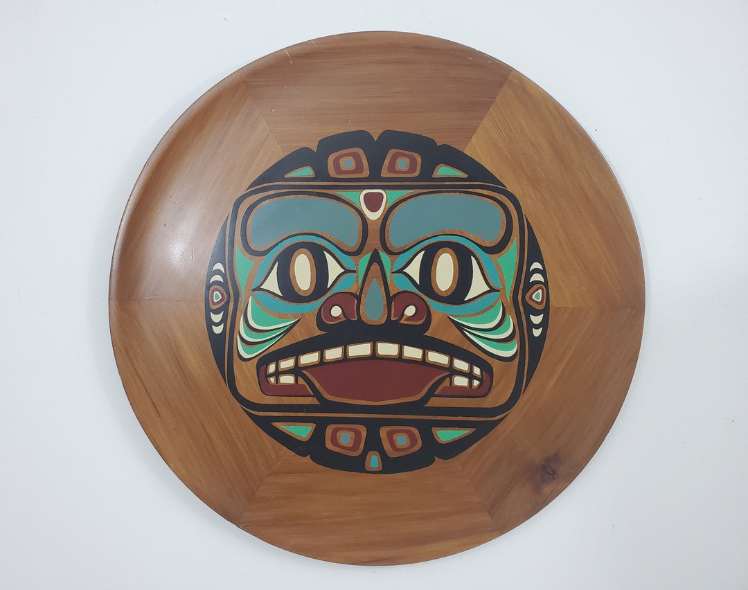Pacific Northwest First Nations Wall Plaque - Panorama, Canada - Solid ...