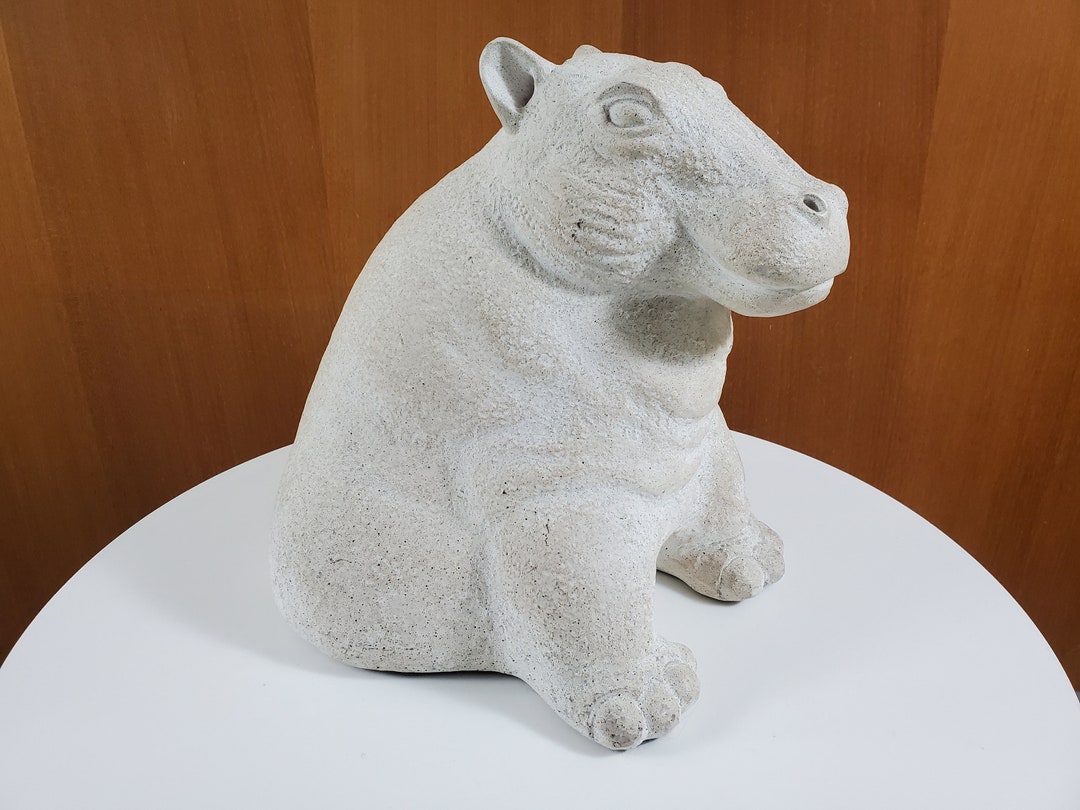 Austin Sculptures Hippo Statue Paul Bellardo Cast Stone Mamma Hippo ...