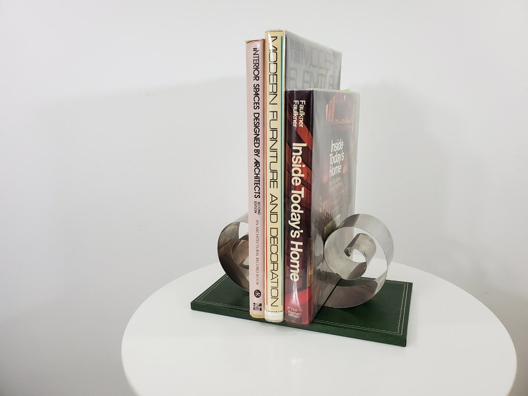 Vintage Coil Bookend Spring-tite Book Rack Spring Book End - Etsy