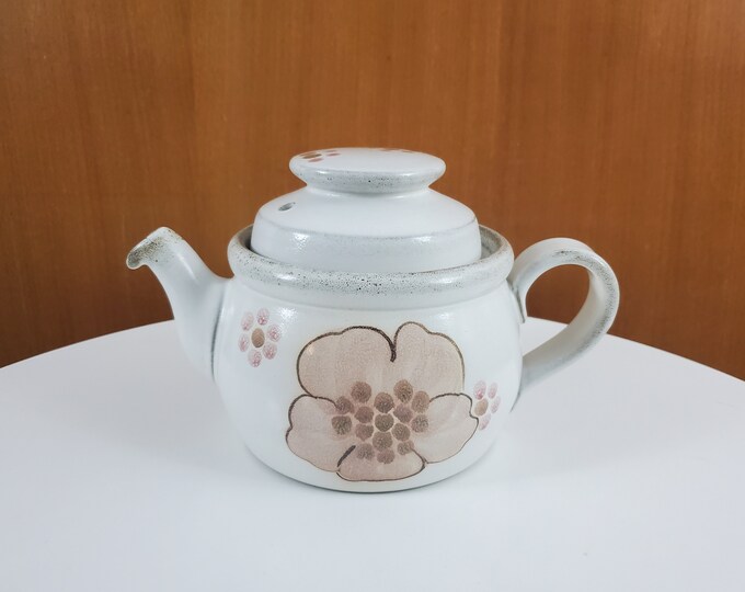 Denby Gypsy Teapot Denby-langley Stoneware Pink Roses - Etsy