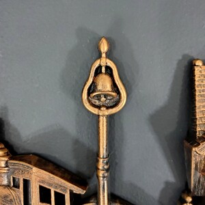 Vintage Coppercraft Guild Train Station Plaque, Dart Industries Wall ...