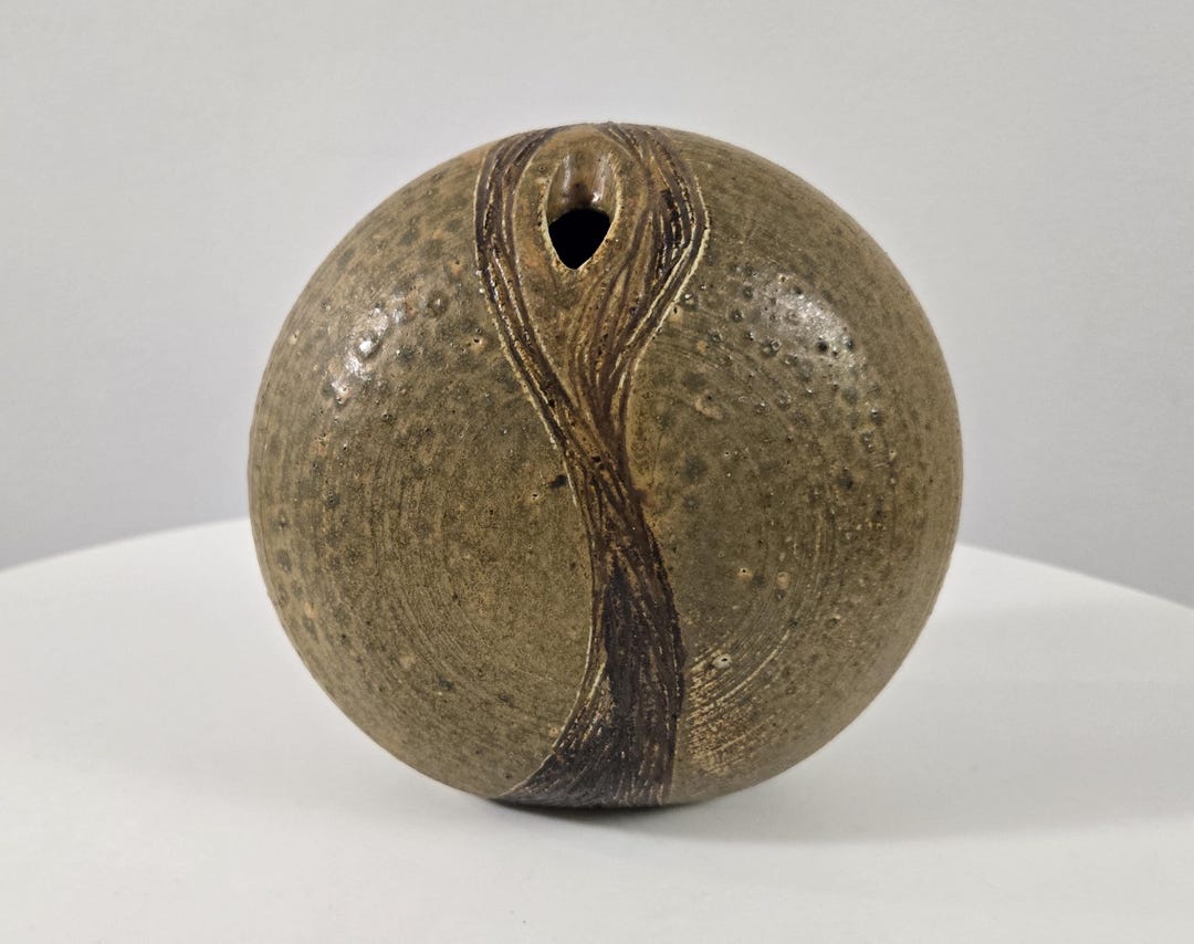 Vintage Kim Bruce Ceramic Bud Vase - 70s-80s Hand Crafted Canadian ...
