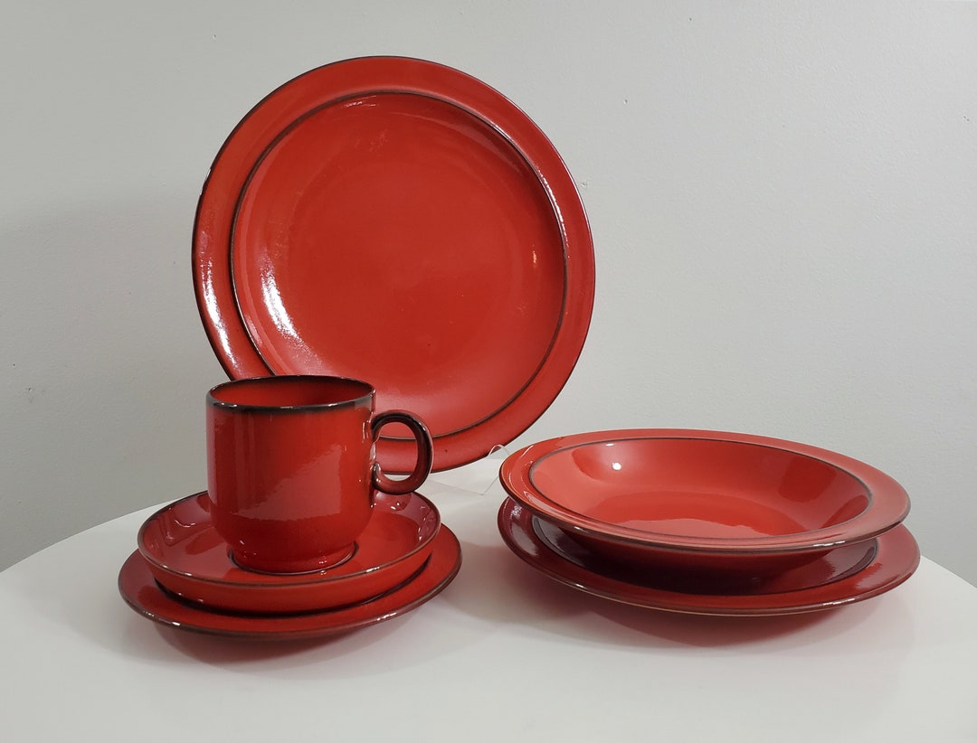 Thomas Germany Flame Dinnerware - 24 Pieces - 6 Piece Place Setting for ...