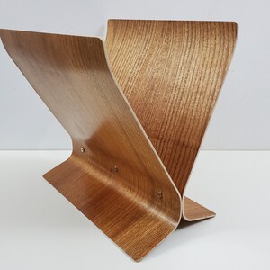 Vintage Umbra Magazine Rack Bentwood With Teak Veneer Paul Rowan - Etsy