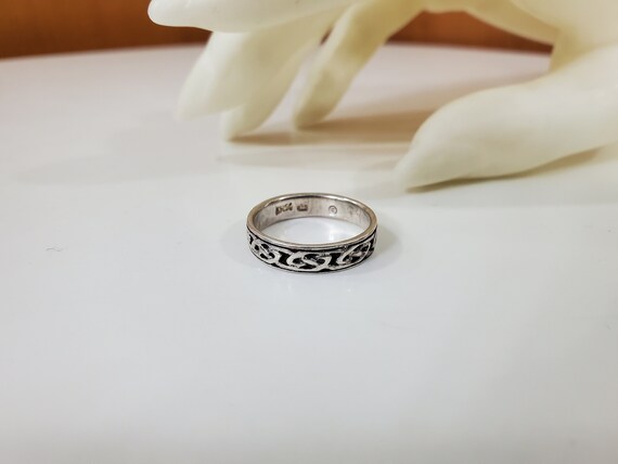 Vintage Kit Heath Sterling Silver Ring - Size 7 - 925… - Gem