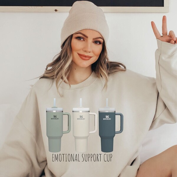 Emotional Support Cup Svg - Etsy
