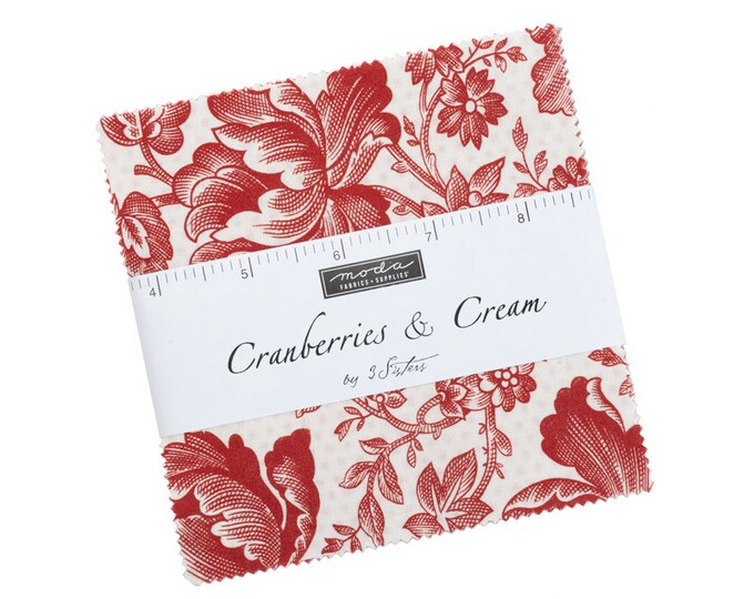 MODA "cranberries and Cream" Charm Pack by 3 Sisters - Etsy