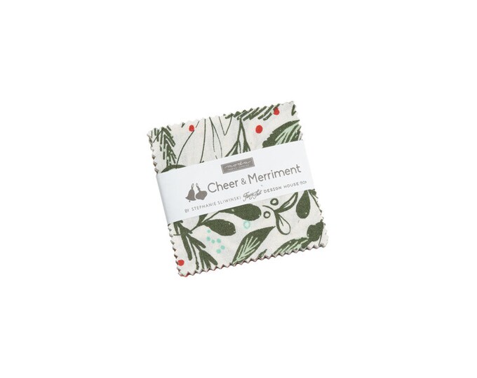 MODA "cheer and Merriment" Mini Charm Pack by Stephanie Sliwinski - Etsy