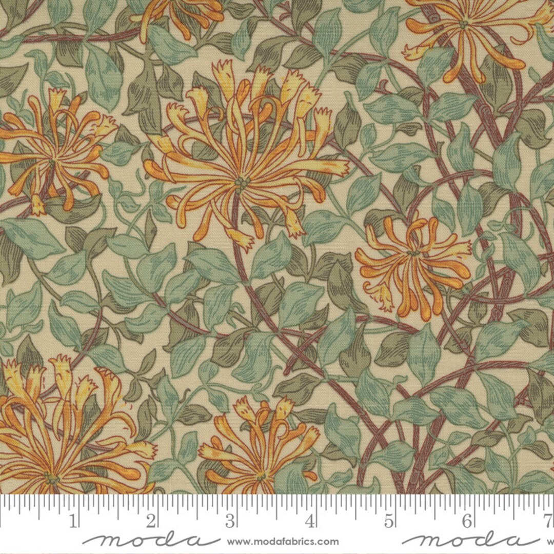 Moda "best of Morris " Fabric by Barbara Brackman Sold by the 1/2 Yard ...