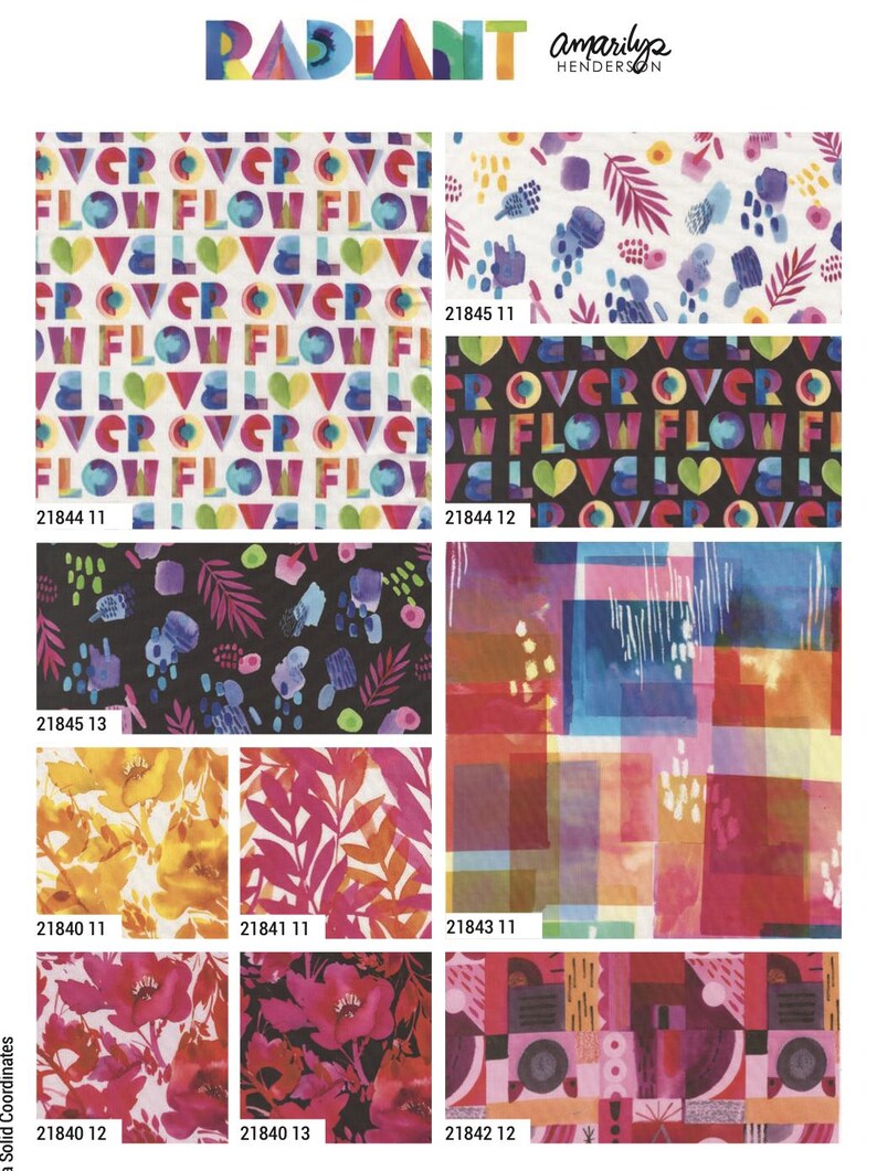 MODA "radiant" Mini Charm Pack Designed by Amarilys Henderson - Etsy
