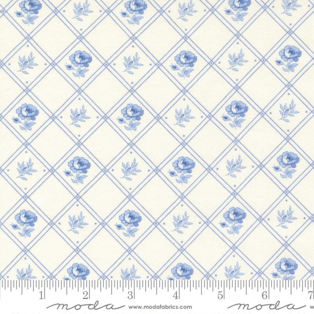 Moda "blueberry Delight " Fabric Designed by Bunny Hill Designs Sold by ...