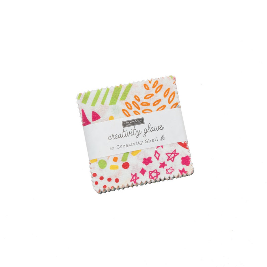 MODA "creativity Glows" Mini Charm Pack Designed by Creativity Shell - Etsy
