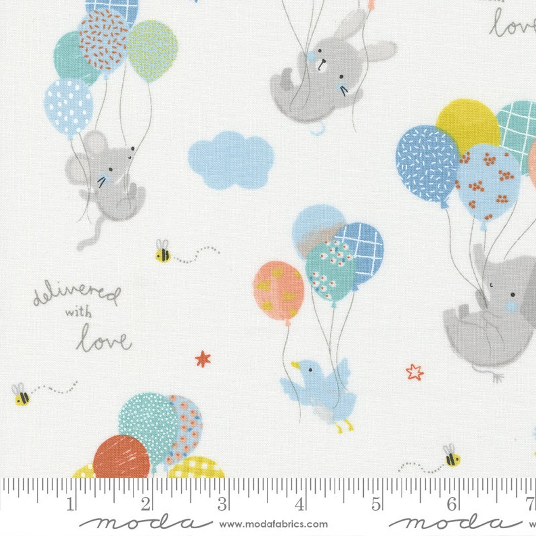 Moda "delivered With Love" Fabric by Paper+cloth Sold by the 1/2 Yard ...