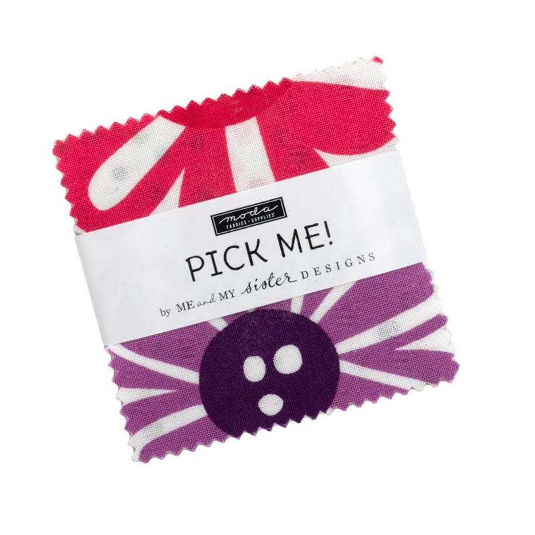 MODA "pick Me" Mini Charm Pack Designed by Me and My Sister Designs - Etsy