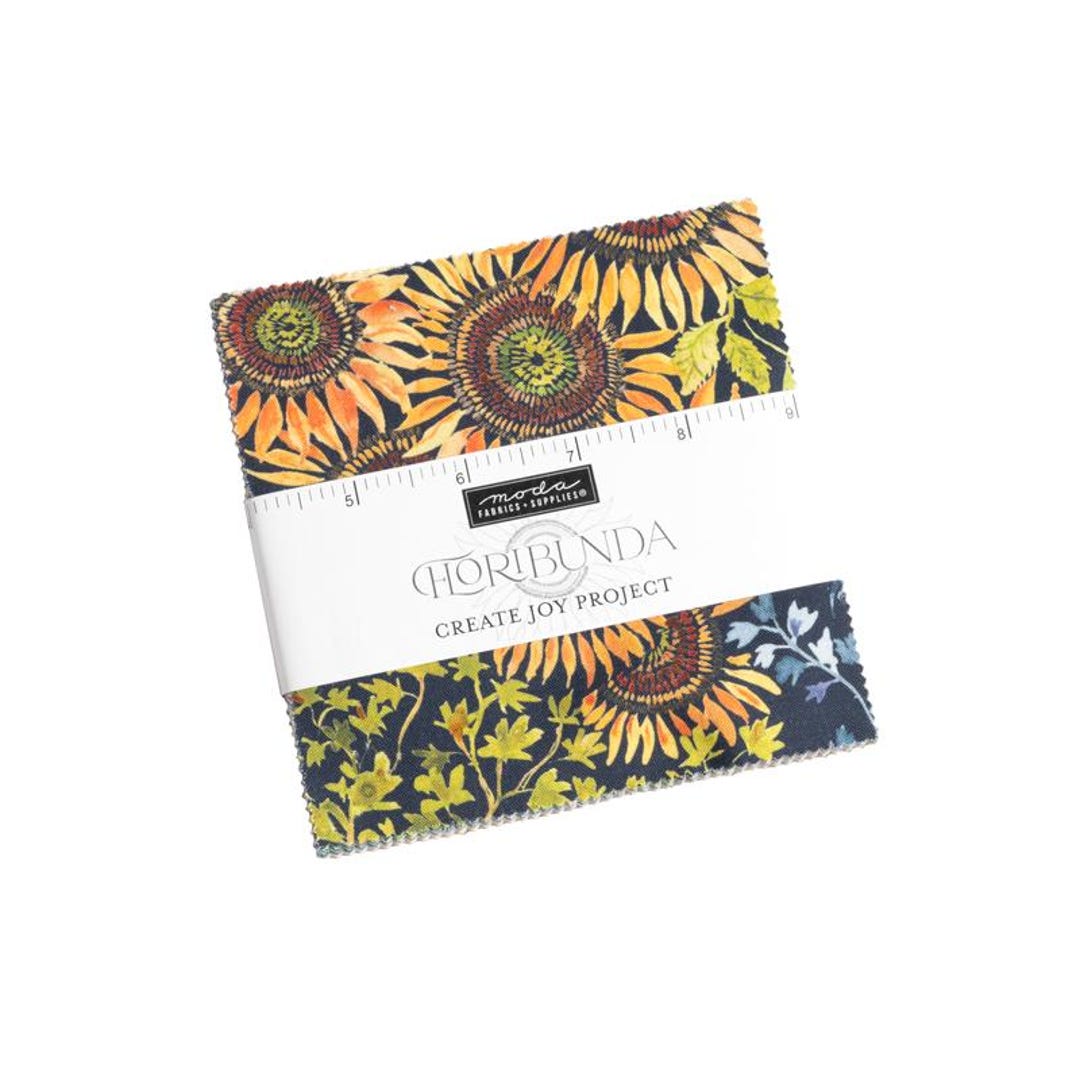 Moda "floribunda" Charm Pack Designed by Create Joy Project - Etsy