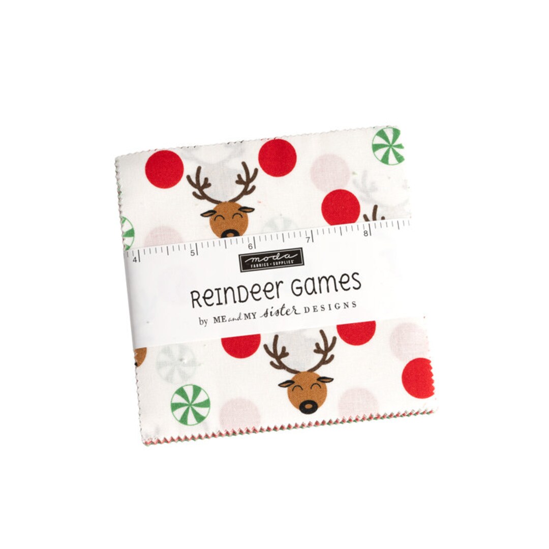 MODA "reindeer Games" Charm Pack by Me and My Sister Designs - Etsy
