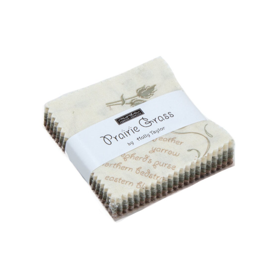 MODA "prairie Grass" Mini Charm Pack Designed by Holly Taylor - Etsy