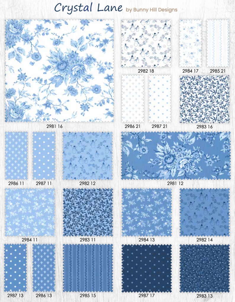 MODA crystal Lane Layer Cake by Bunny Hill Designs - Etsy