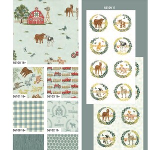 Moda "willows Farm" Fabric by Deb Strain Sold by the 1/2 Yard 56100 11 ...