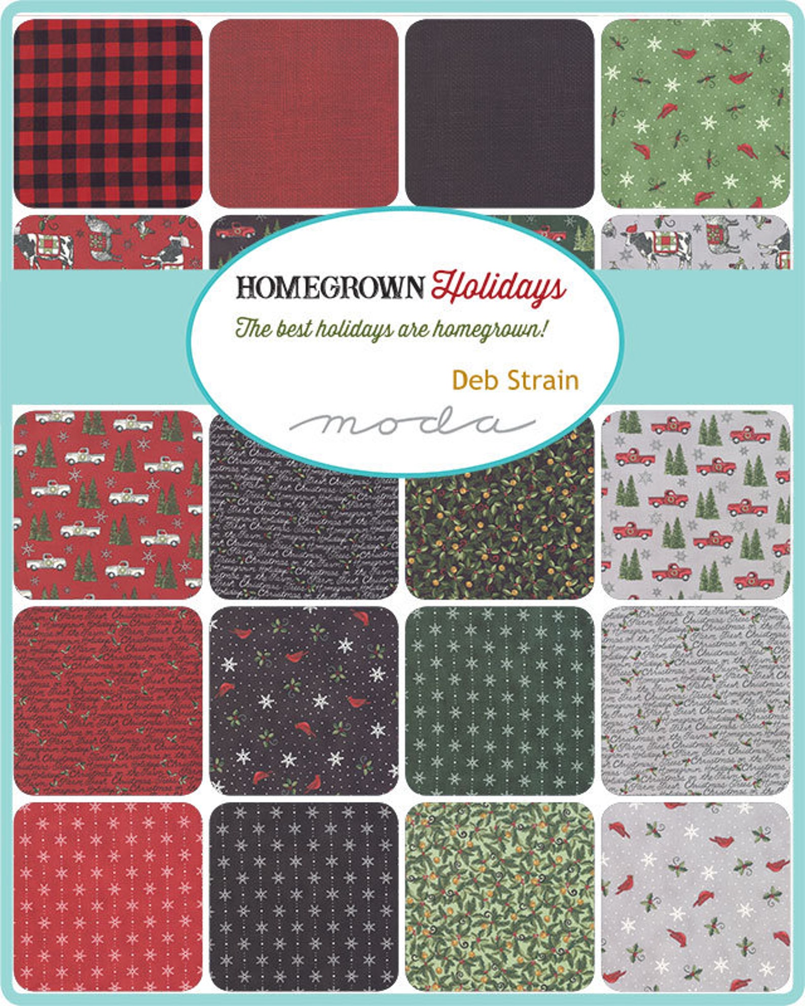 MODA Homegrown AB Bundle by Deb Strain | Etsy