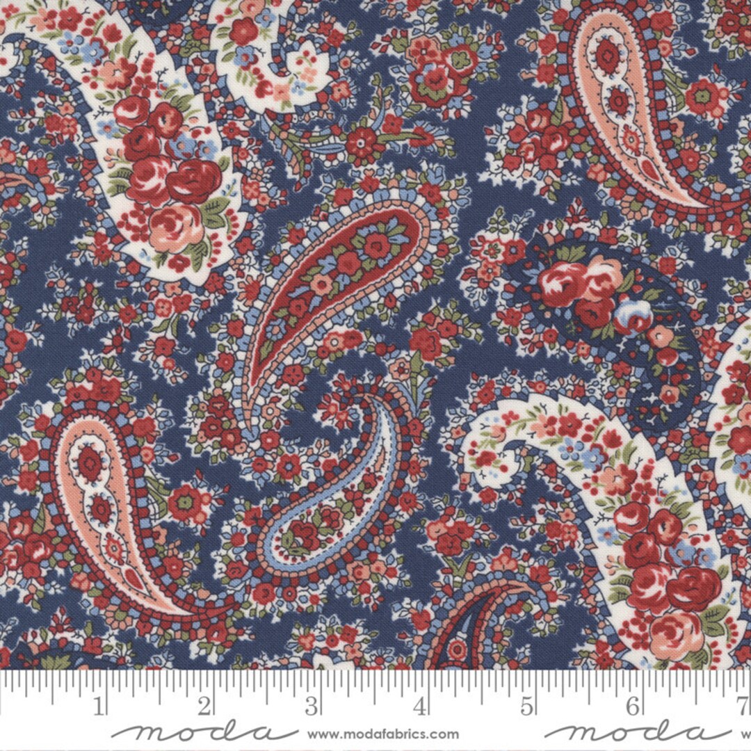 Moda "isabella " Fabric by Designed by Minick & Simpson Sold by the 1/2 ...