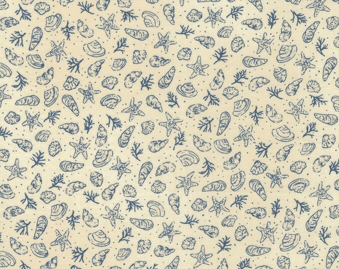 Moda ghostly Greetings Midnight Black Fabric by Deb Strain Sold by the ...