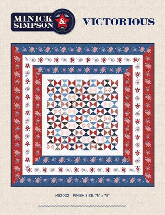 Victorious by Laurie Simpson Quilt Pattern | Etsy