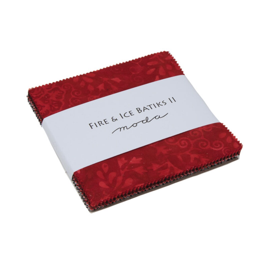 Moda "fire and Ice Batiks" Charm Pack by Lella Boutique - Etsy